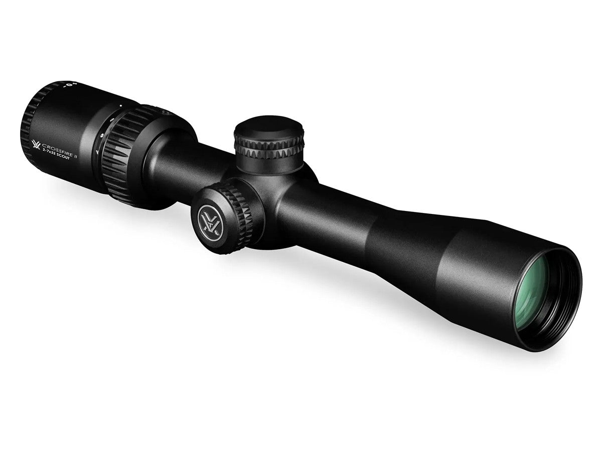 Vortex Crossfire II 2-7x32 SFP Scout Riflescope, V-Plex MOA, 1/4 MOA ...
