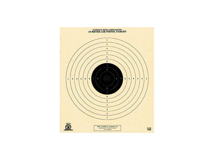 National Target Single Bull Center Air Pistol Target – Airsenal